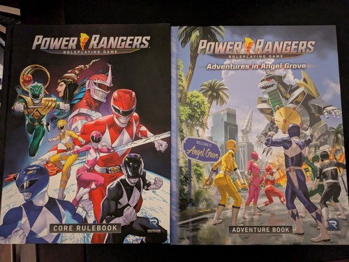 Power Rangers RPG Core Rulebook and Adventures in Angel Groove (New And ...