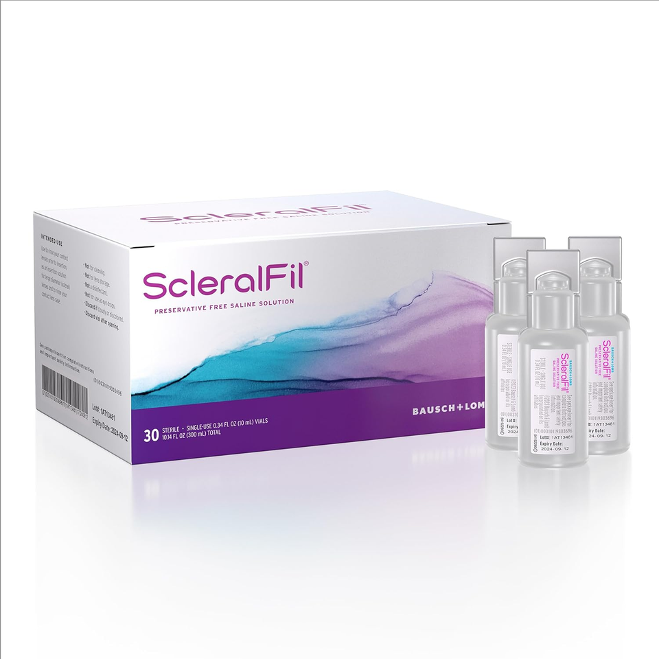 Leralfil Saline Solution for Scleral, Soft, & Rigid Gas Permeable ...