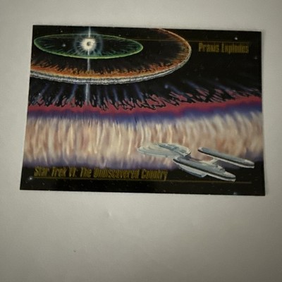 1993 Skybox Star Trek Next Generation Master Series #41 Praxis Explodes ...