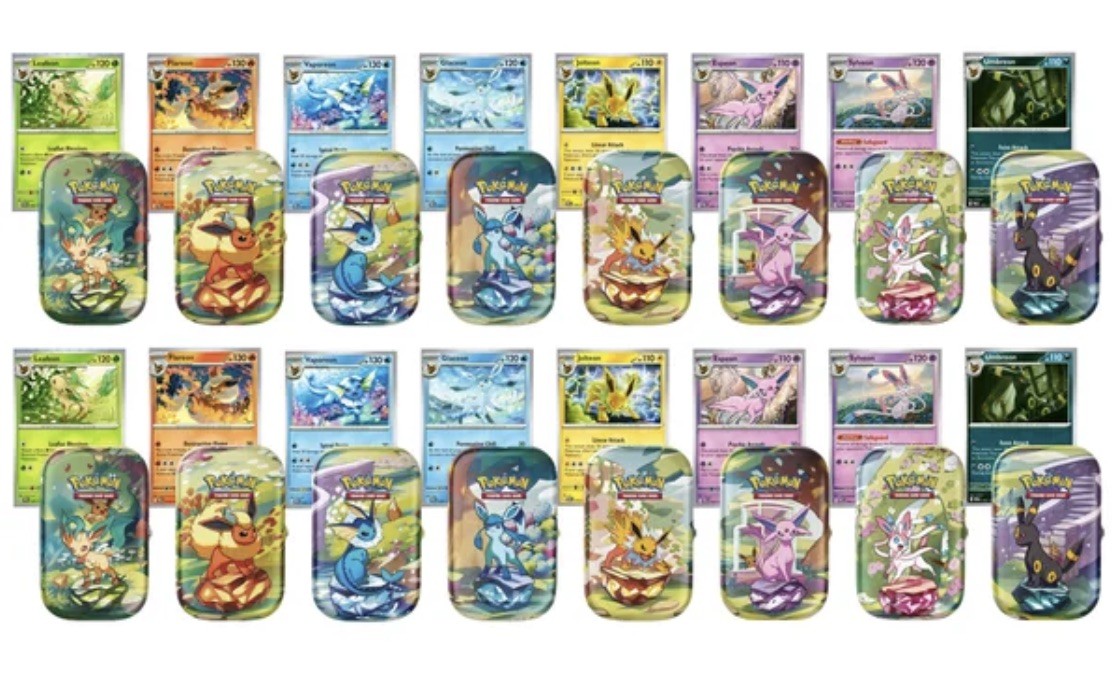 Costco Prismatic Evolutions 8 Mini-Tins 2-PACK Costco Bundle & Cosmo ...