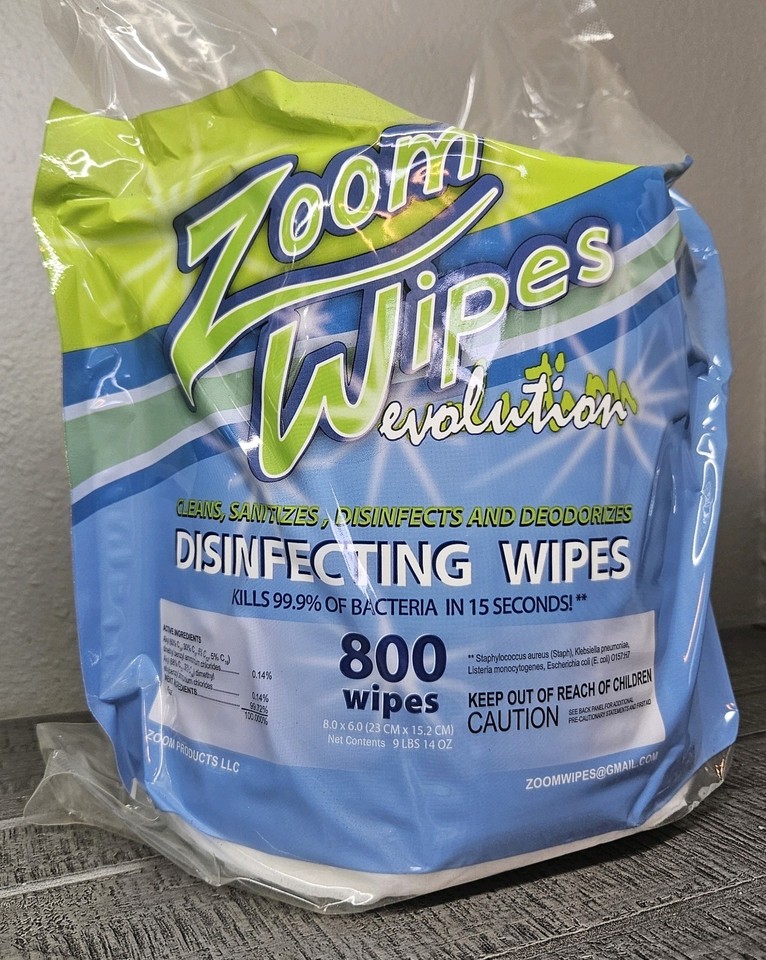 Zoom Plus Gym Wipes 800 wipes per case, 1 roll per case, 800 wipes per ...