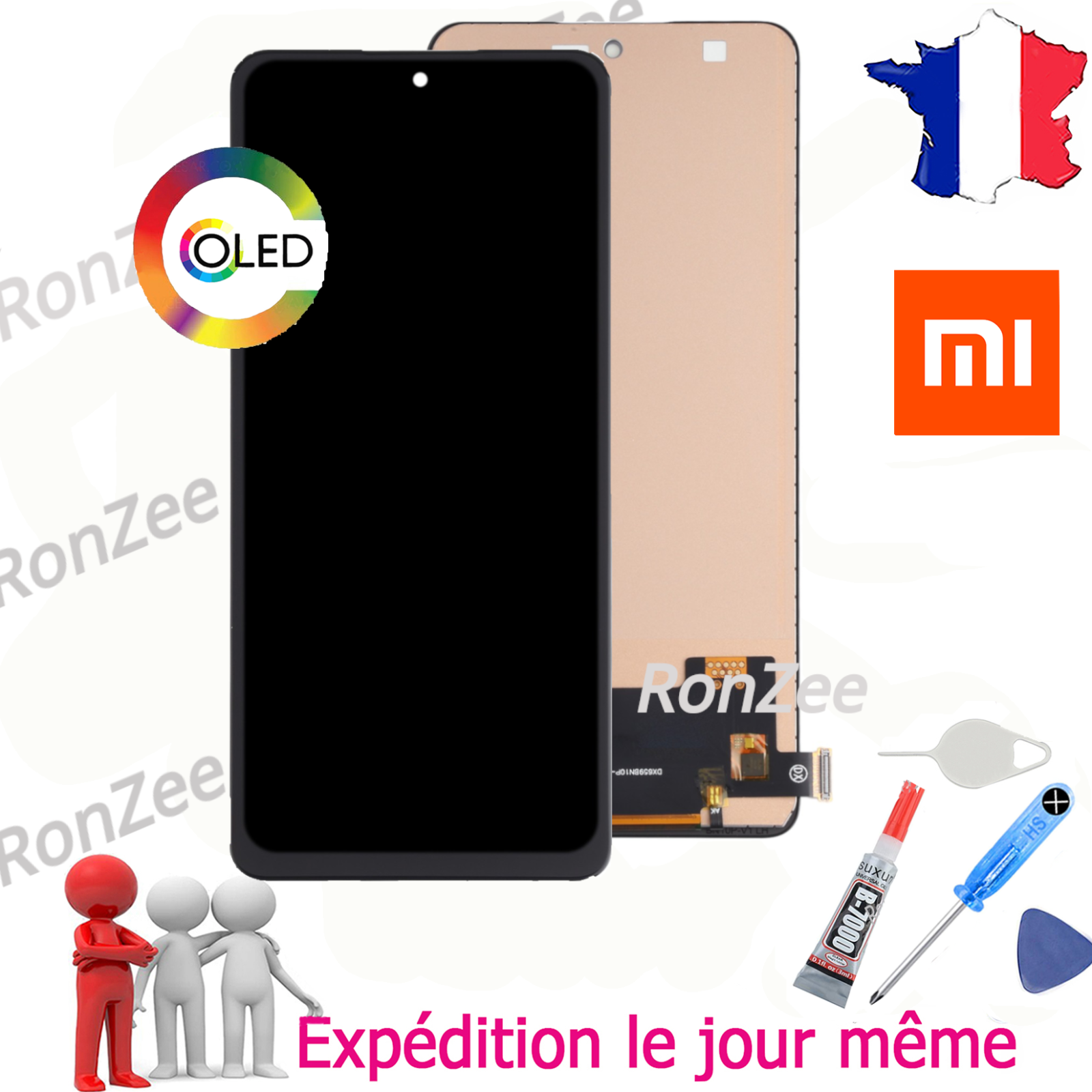 ÉCRAN OLED VITRE TACTILE XIAOMI REDMI NOTE 11 PRO (4G) 2201116TG /11 ...