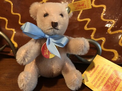 Vintage NOS Steiff Original Teddy Bear Rose Limited 0211/12 Mini 3 3/4 ...