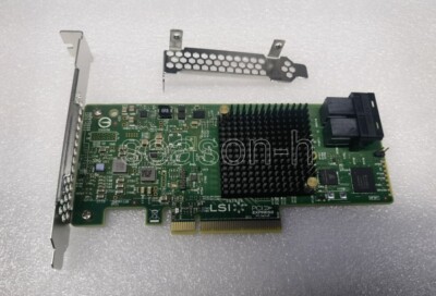 LSI PCI-E 3.0 SATA /SAS 8Port SAS3 12Gb/s LSI SAS3008 9300-8i HBA ...