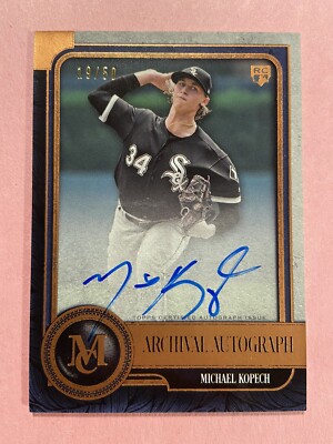 Michael Kopech 2019 Topps Museum Bronze RC Rookie Auto Autograph /50 | eBay