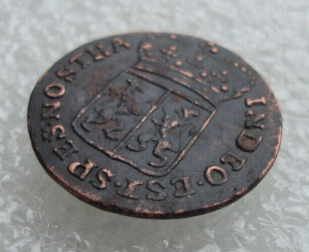 Netherlands East Indies Gelderland 1 Duit 1786 Copper Coin S9 | eBay