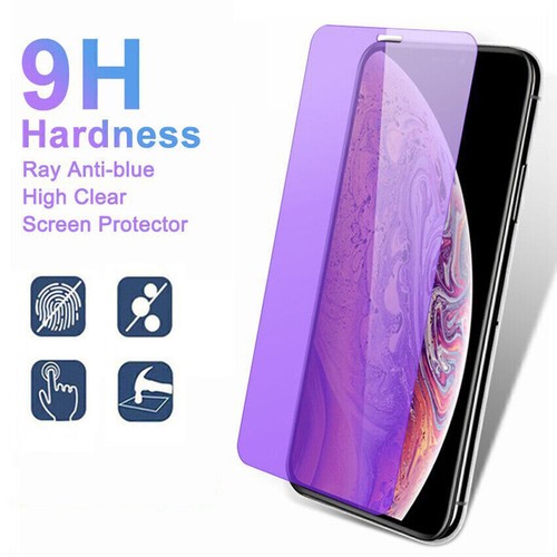 Blue Light Tempered Glass Screen Protector For iPhone 15 14 13 12 11 ...