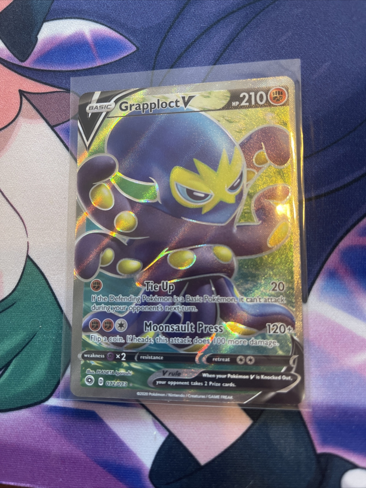 Pokémon TCG Grapploct V Champion's Path 072/073 Holo Full Art | eBay