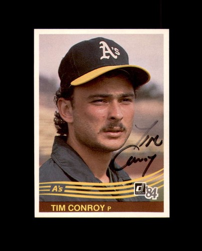 Tom Conroy Signed 1984 Donruss Oakland Athletics Autograph | eBay