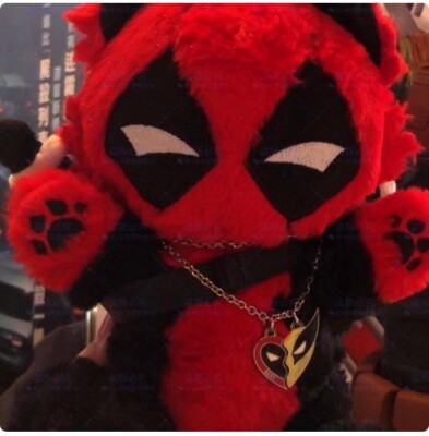 30cm Cute Marvel Deadpool Bear Cotton Anime Gift Pillow Plush Doll ...
