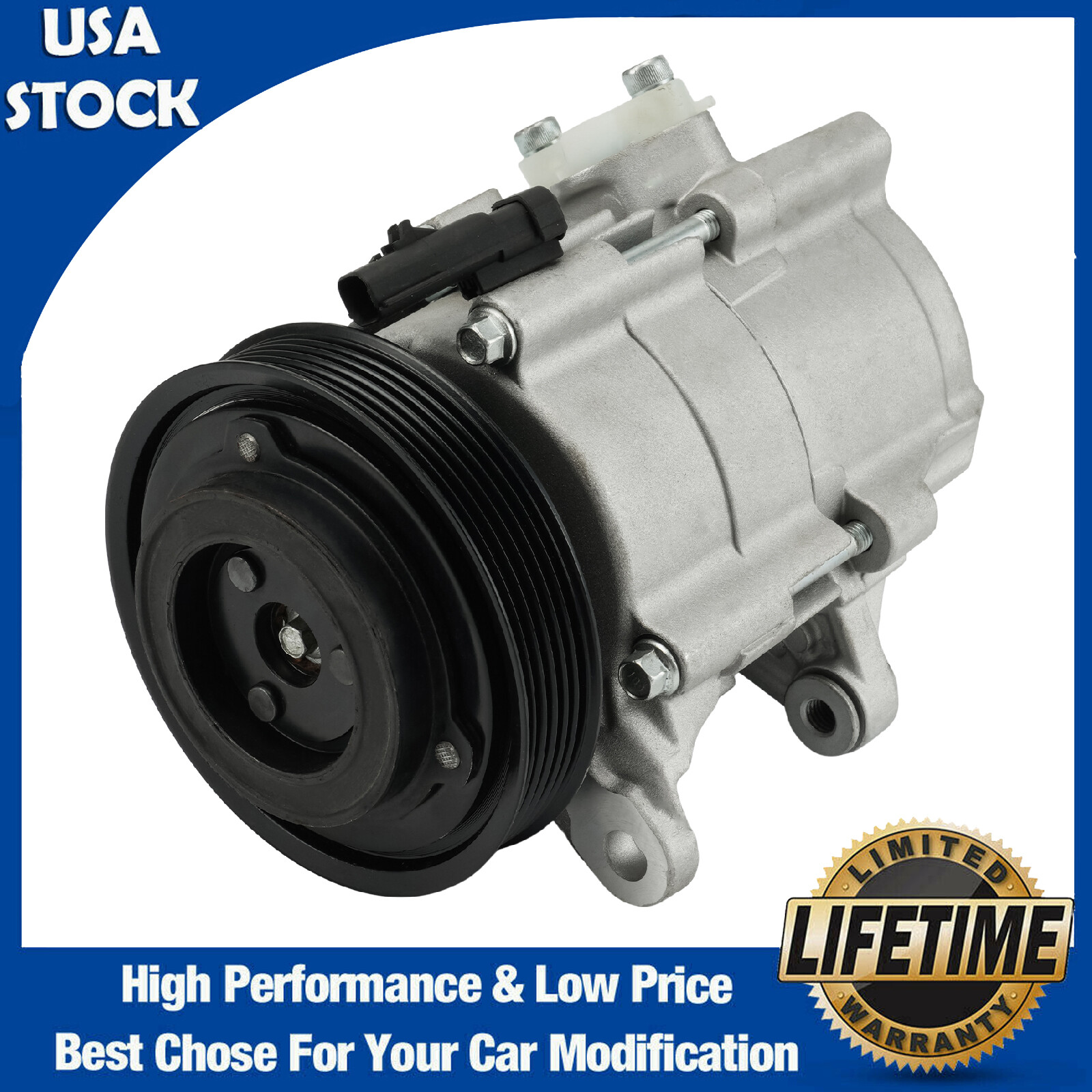 67184 New AC A/C Compressors & Clutches For 2005 2006 2007 Jeep Grand ...