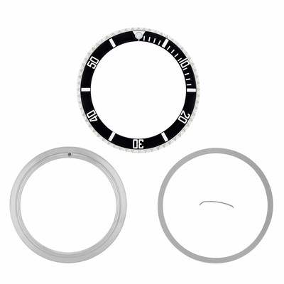 ROTATING BEZEL + RETAINING/SPRING/INSERT FOR ROLEX SUBMARINER 16800 ...