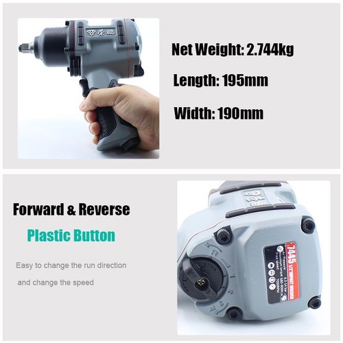 Pneumatic Wrench Spanner Key Air Auto Repair Tools Wrench Kit 680-900N ...
