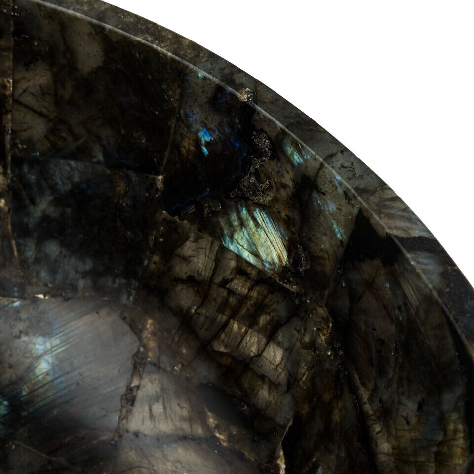 Round Labradorite Gemstone Washbasin Sink, Handmade Bathroom ...