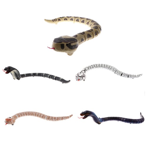 Infrared RC Remote Control Moving Rattlesnake King Animal Prank Trick ...