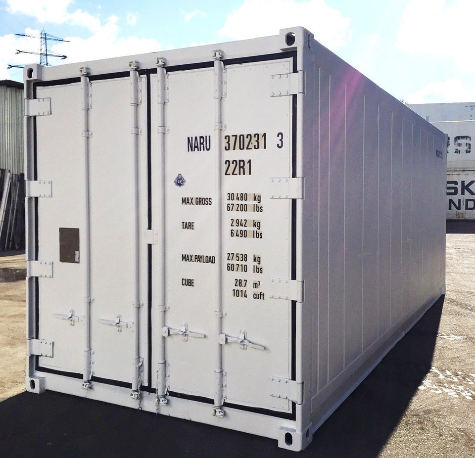 20 Feet Freezer Container Compact Mobile Cold Storage Cell Thermo King ...