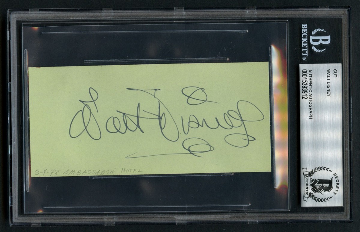 Disney Autographs