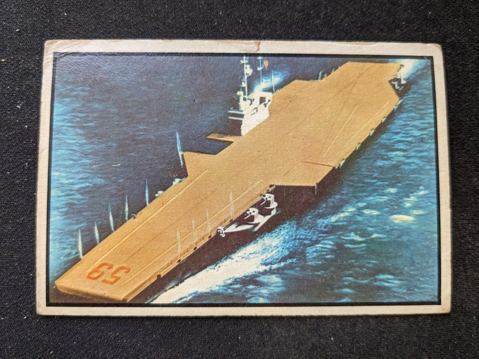 1954 Bowman Power for Peace Card # 89 USS Forrestal (VG/EX) | eBay