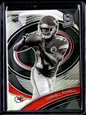 CORNELL POWELL 2021 SPECTRA **SILVER** B&W VARIATION ROOKIE RC /99 ...