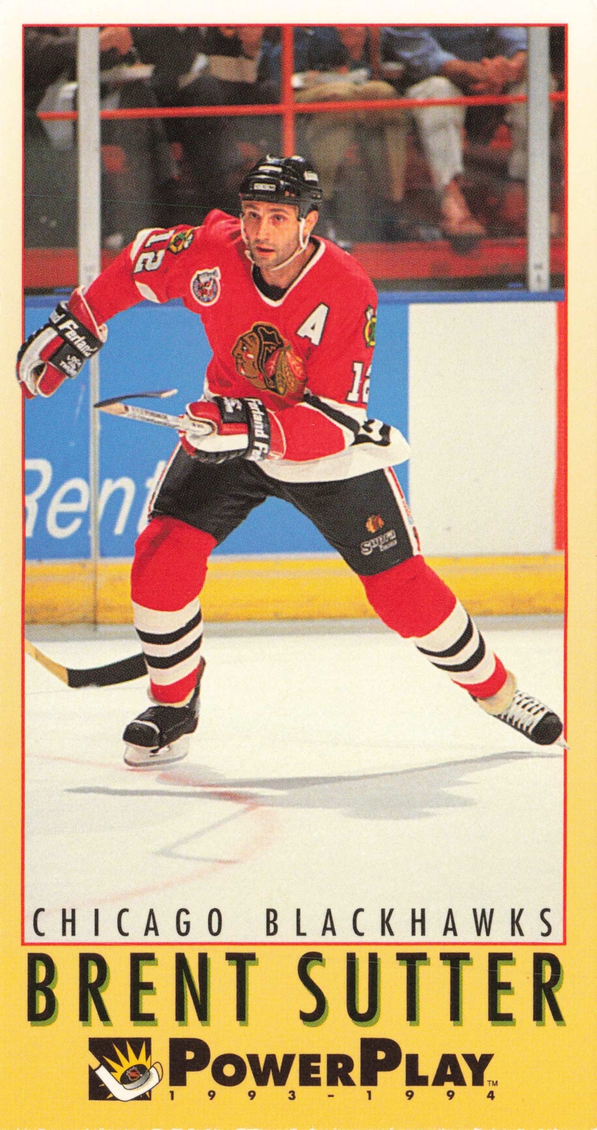 Brent Sutter 1993 Fleer PowerPlay #56 Chicago Blackhawks | eBay