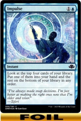 1x - Impulse - FOIL - Dominaria Remastered - C NM MTG | eBay