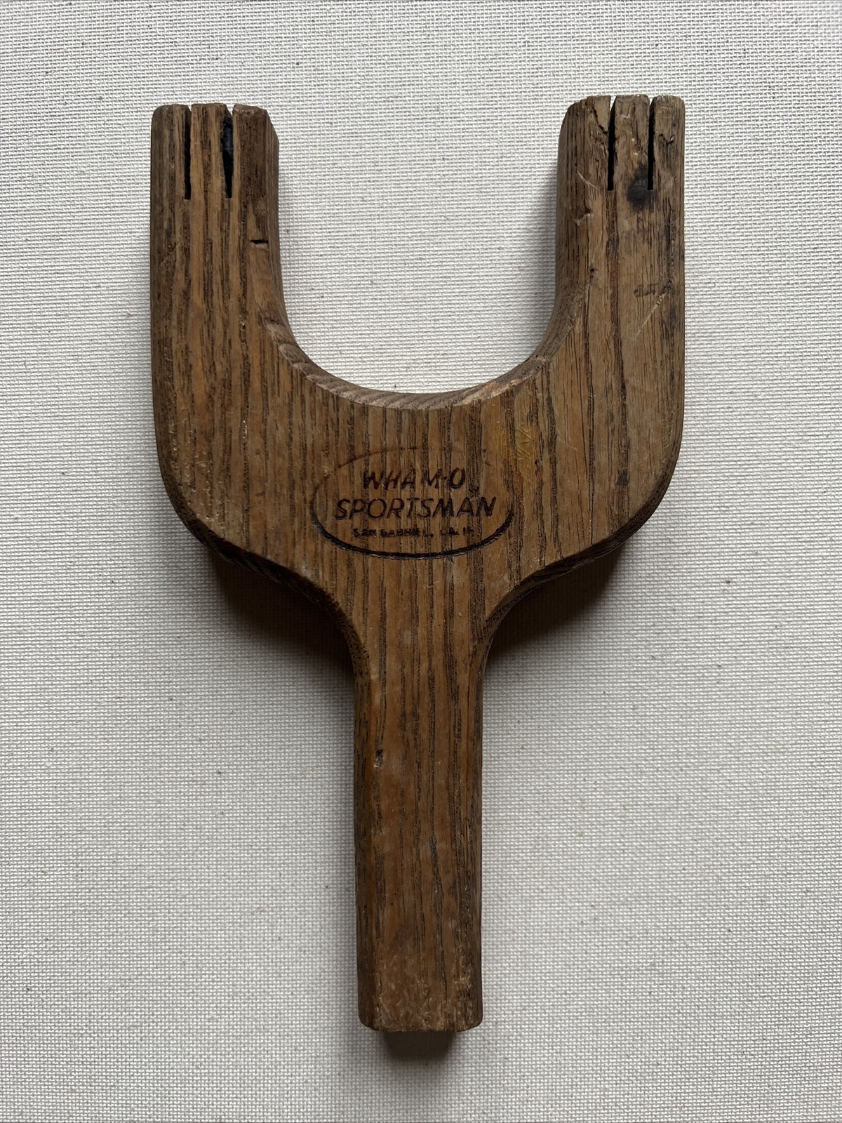 Vintage WHAM-O Sportsman Wood Slingshot Frame Only Made In San Gabriel ...