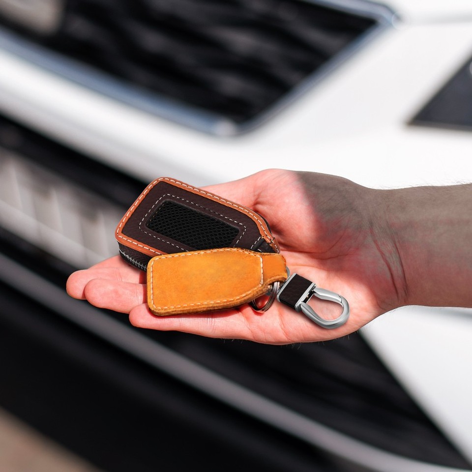 Key Fob Cover Key Holder Keychain Cover Keys Protective Cover Car Key ...