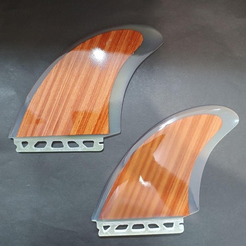 Wood Core Twin Fins Surfboard Fins Compatible with Future Fin System | eBay