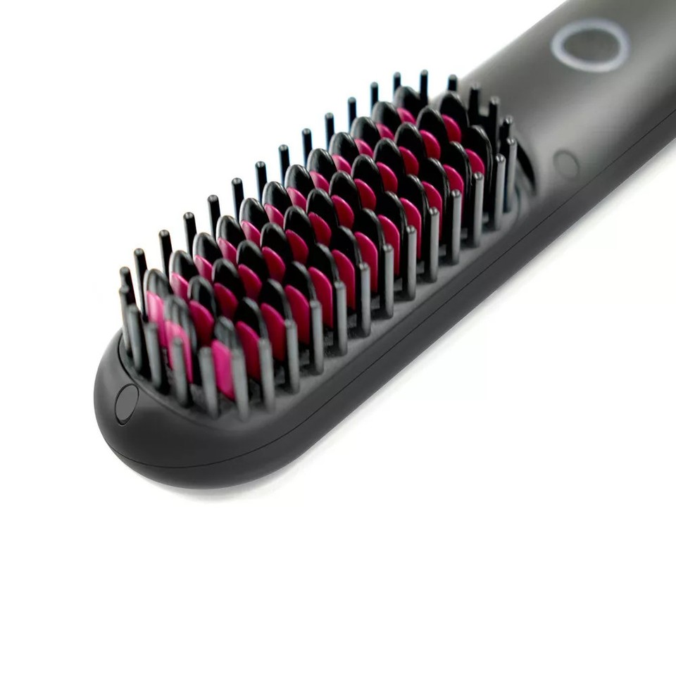 TYMO Porta Pro Wireless Hair Straightening Brush - Black | eBay