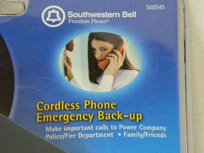 SOUTHWESTERN BELL Cordless Phone Emergency Back-Up Model S60545 | eBay