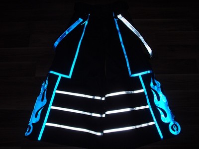 Heatwave phat pants rave gear reflective dance wear hardstyle reflector ...