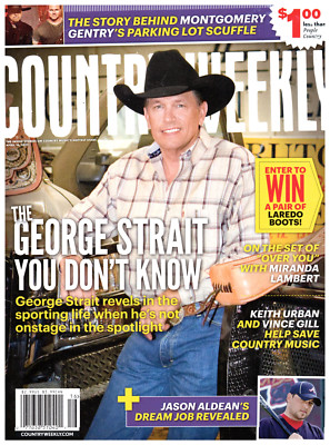 Country Weekly Magazine April 16 2012 George Strait Lionel Richie James ...
