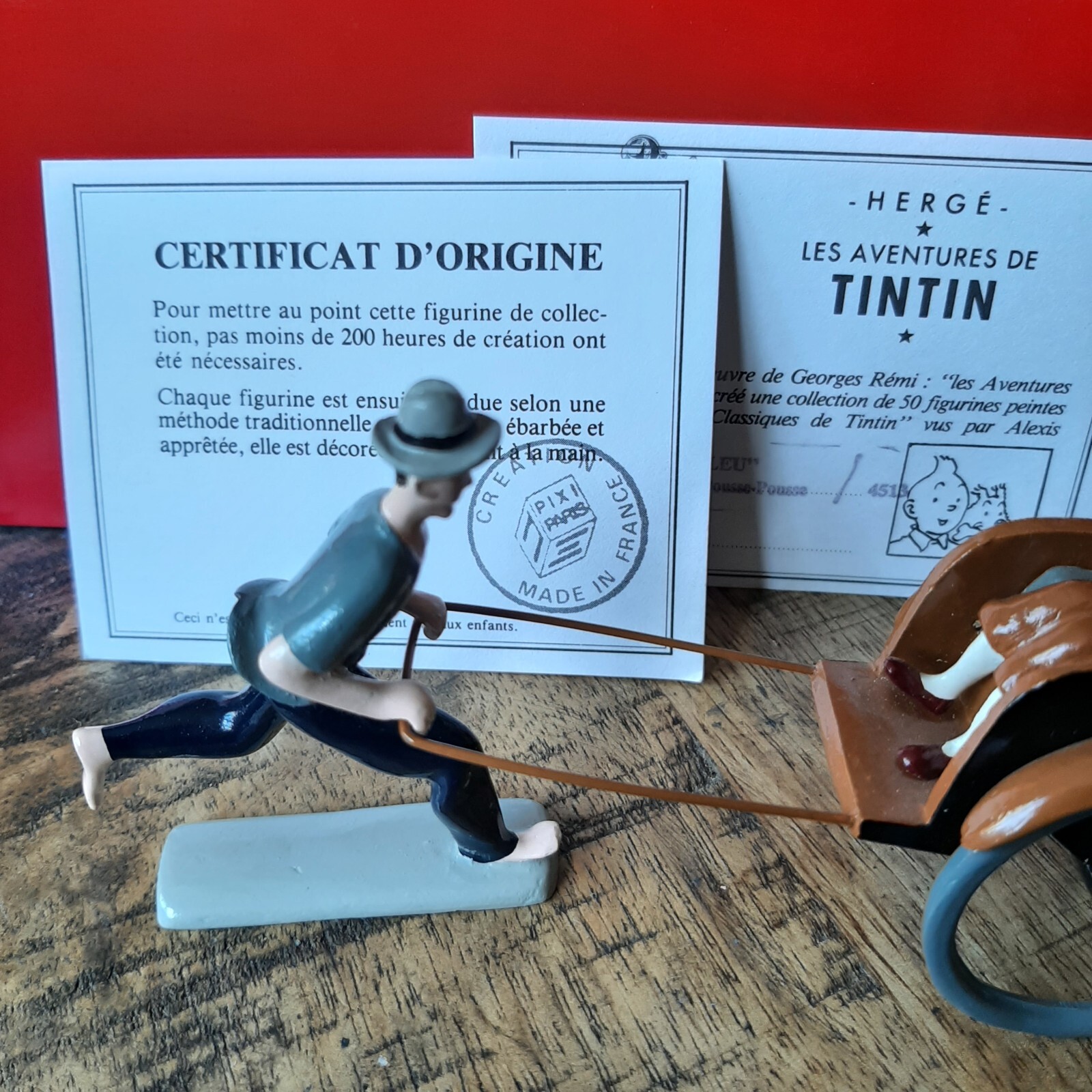 Hergé - Pixi - Lotus Bleu -Scène pouse pousse-NEUVE- Coffret ...