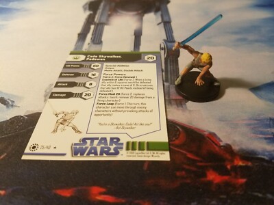 Star Wars Miniatures Jedi Academy 25 Cade Skywalker, Padawan | eBay