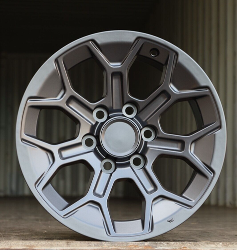 Set of 5 Off Road Wheels 17" 17x8 6X139.7 ET5 Gunmetal Fit Tacoma ...