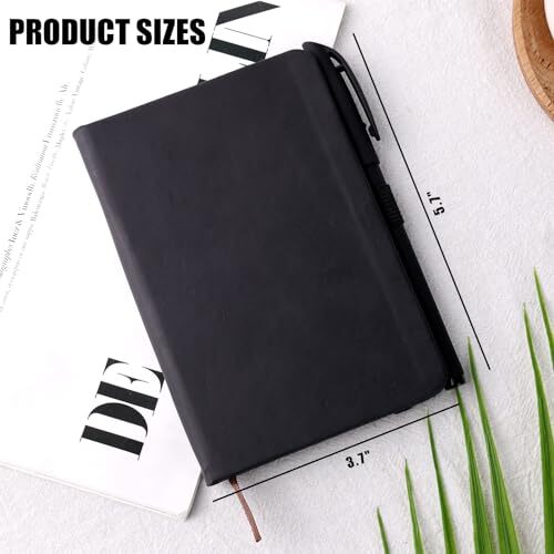 3PCS Pocket Notebook Journals, Mini Notebooks with Pen Holder Hardcover ...