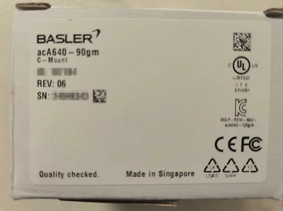 NEW Basler ACA640-90GM Industrial camera IN BOX DHL/FedEx Fast shipping ...