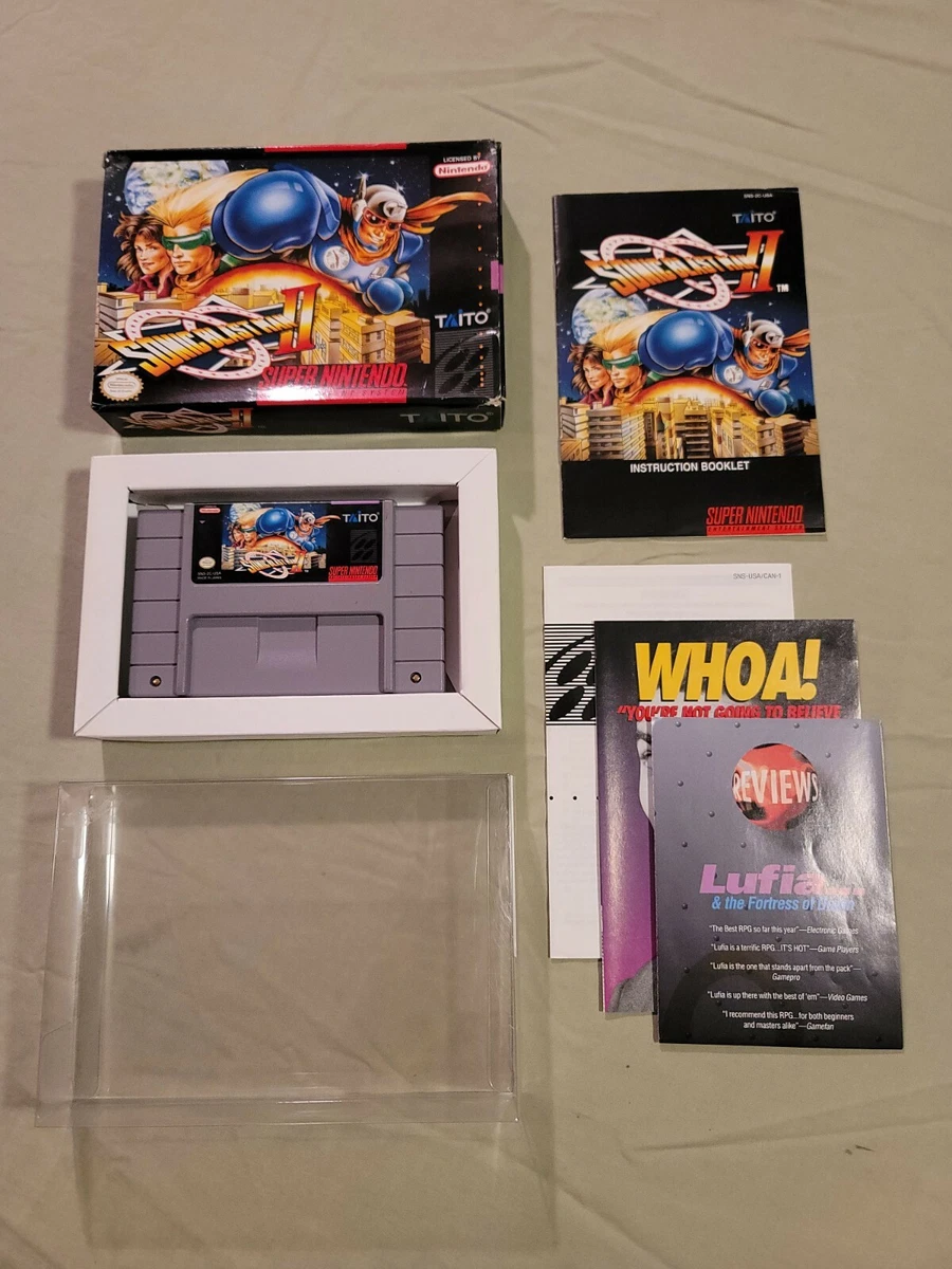 Sonic Blast Man 2 II SNES Super Nintendo - Rare Taito Ad ONLY - NO GAME ...