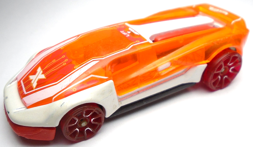 2018 HOT WHEELS X-RAYCERS EL VIENTO ORANGE 1:64 DIECAST 2 7/8" RACE CAR ...