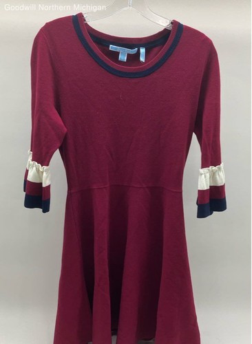 DRAPER JAMES Deep Berry Multi Dress - Size L | eBay