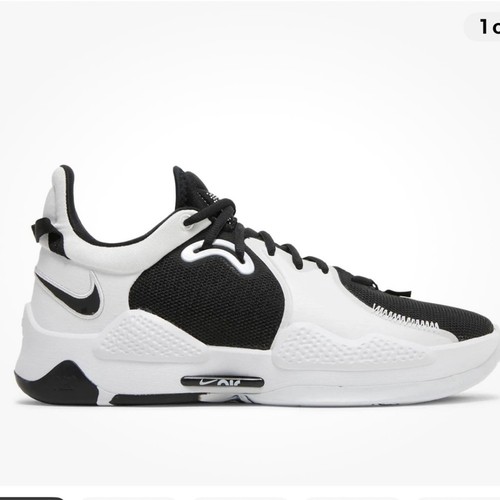 Nike Air PG 5 TB 'Black White' DA7758-001 Athletic Shoes Size 7 PAUL ...