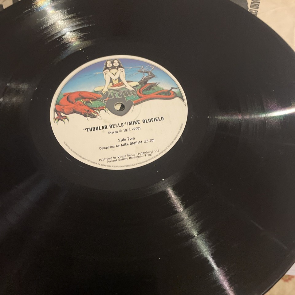 Mike Oldfield - Tubular Bells - Vinyl Record LP Album - 1973 Virgin ...