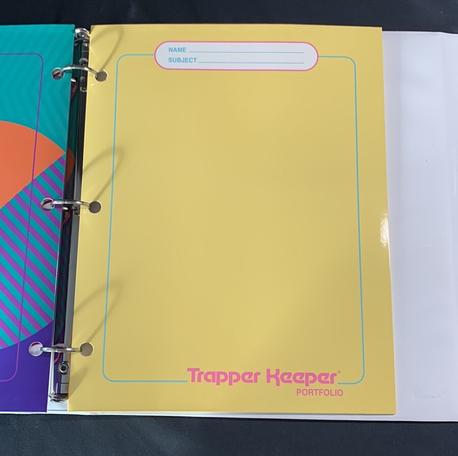 Mead Trapper Keeper 80's Retro Color Block Design Limited Edition Repop ...