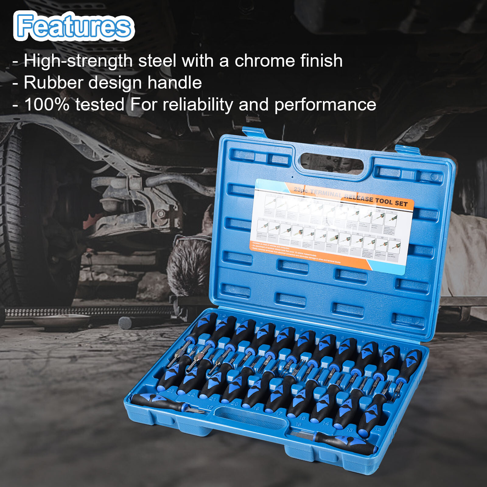 23 Tlg Auspinwerkzeug Set ISO Pin Auspinnen Entriegeln KFZ Lösen ...