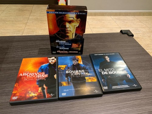 Matt Damon DVD The Bourne Identity The Bourne Case + The Bourne Myth 3 ...