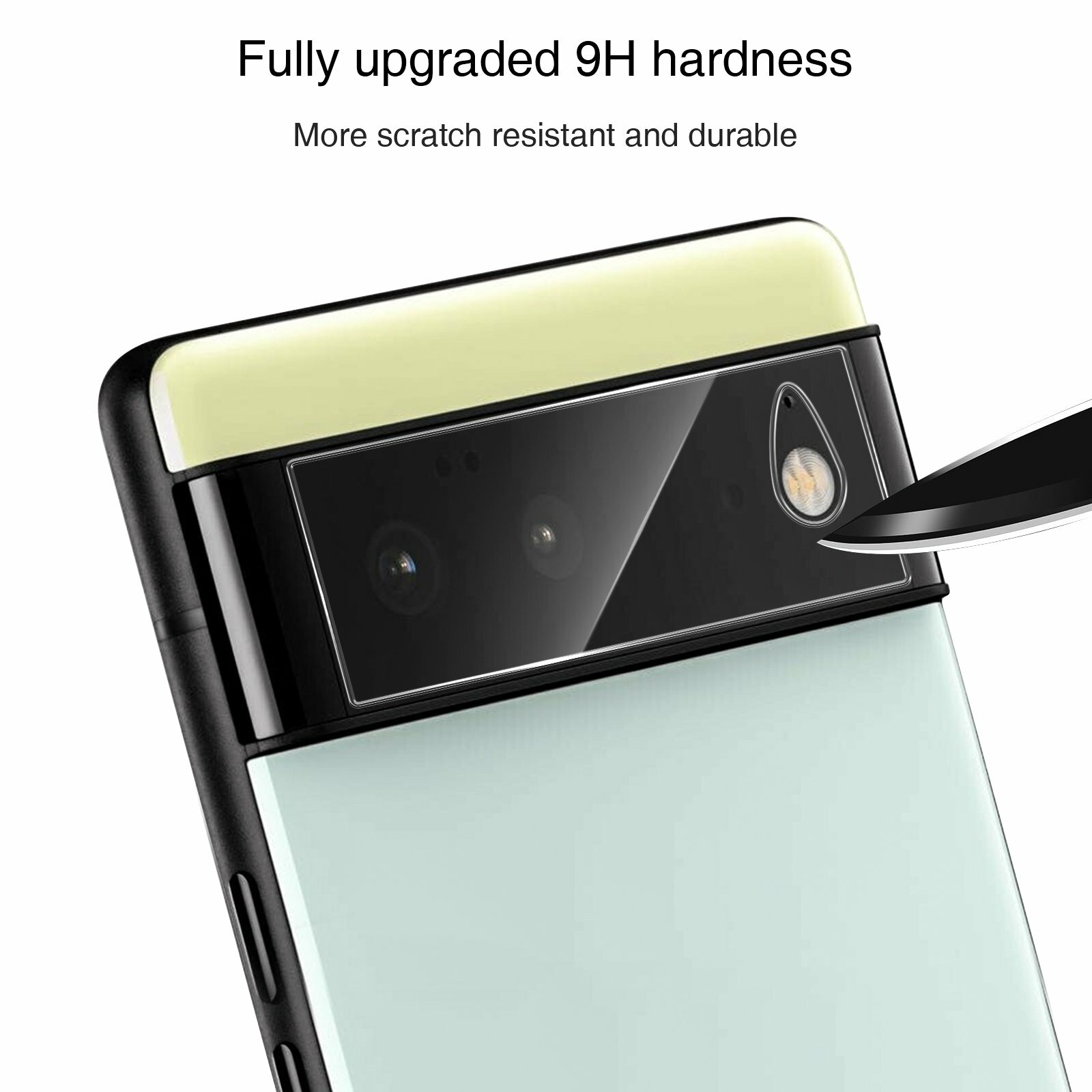 2-Pack For Google Pixel 6 / 6 Pro Camera Lens Tempered Glass Screen ...