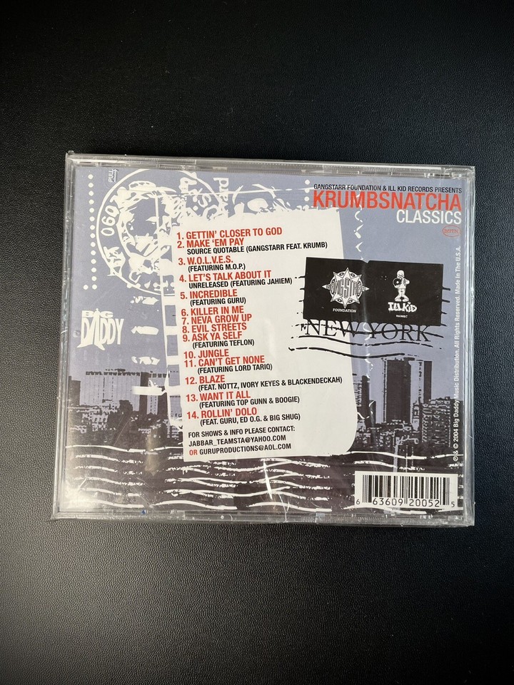 Krumbsnatcha Classics BSTN Brand New Sealed CD 2004 | eBay