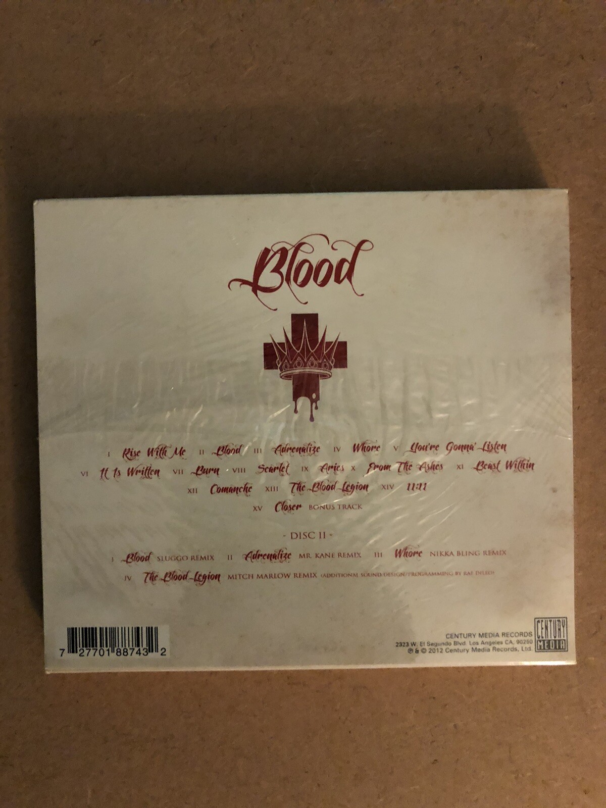 IN THIS MOMENT - Blood Hot Topic Edition - 2 Disc- **BRAND NEW Maria ...