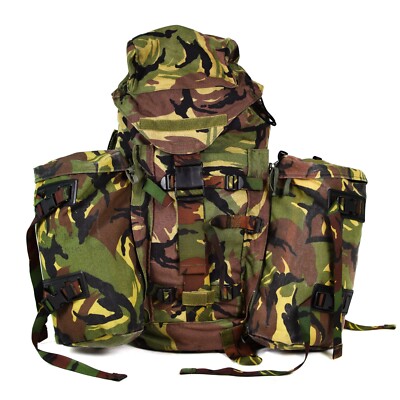 Genuine Dutch army DPM woodland combat rucksack backpack 40L tactical ...