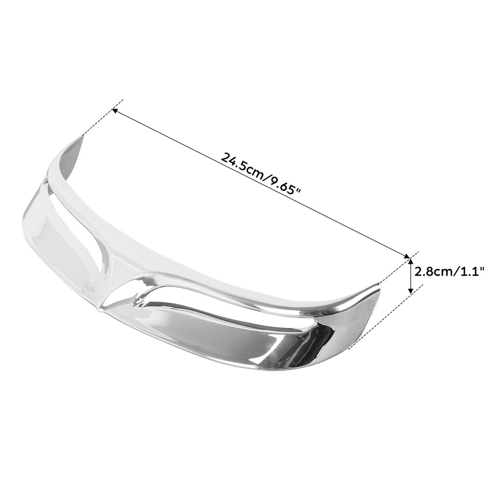 Chrome Rear Fender Edge Trim Tip Trailing Fit For Harley Davidson ...